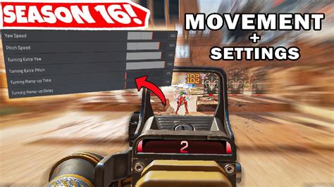 The 1 Controller Settings In Apex Legends Season 16 Alc Movement Youtube