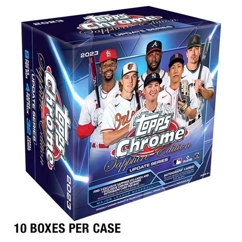 Topps Chrome Update Series Sapphire Hobby Case PYT