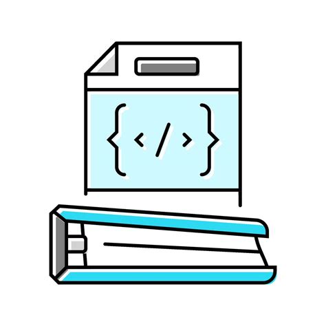 Software Documentation Technical Writer Color Icon Vector Illustration