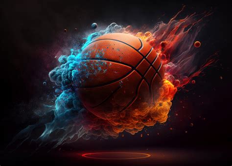 Wall Art Print Basketball