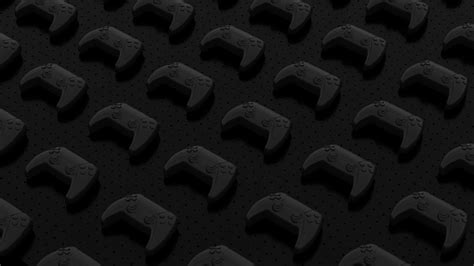 패턴 점과 구멍이있는 검은 색 배경에 검은 색 세트 게임 패드 패턴 게임 콘솔용 게임 패드 게이머와 게임 개념 3d 렌더링 3차원 형태에 대한 스톡 사진 및 기타 이미지