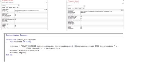 Vba Dynamic Combo Box Issues With Access Form Stack Overflow