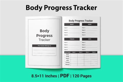 Body Progress Tracker Template Graphic By KDP Unique Creative Fabrica