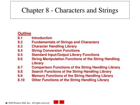Ppt String And Character Processing Essentials In C Programming Powerpoint Presentation Id