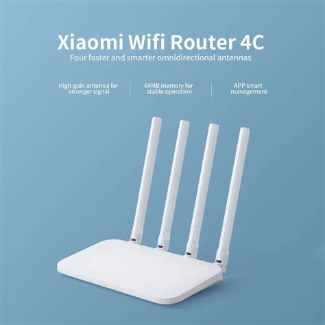 Original Xiaomi Mi Wifi Router C Ram Mbps Antennas Band Wireless Routers With App