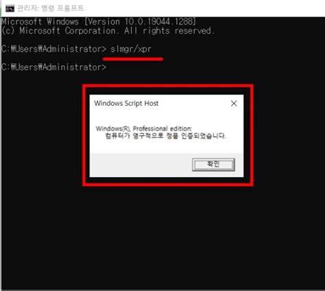 윈도우 10 영구 정품 인증