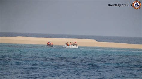 Pcg China Coast Guard Plan Harassed Bfar Vessels Near Sandy Cay Gma