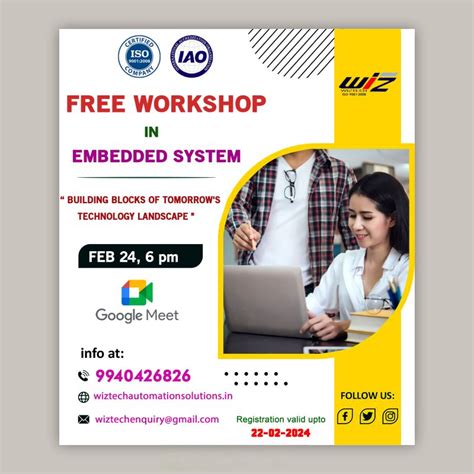 Wiztech Automation Solutions On Linkedin Workshop Freeworkshop