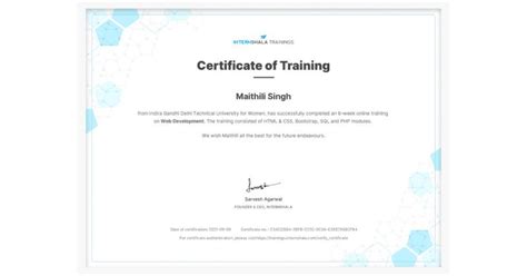 Maithili Singh On Linkedin Training Webdevelopment Education