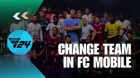 SKILL BUILDER How To Change Team In FC Mobile YouTube