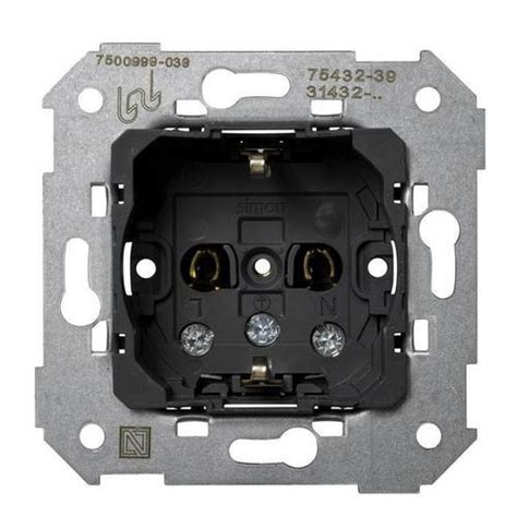 Schuko Socket Outlet 16a 250v Simon 75 Simon Groupsumi Groupsumi