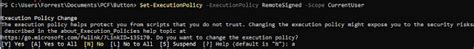 how to resolve powershell execution policy error for npm install