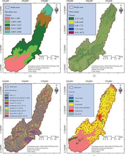 Figure 1 From Landslide Susceptibility Mapping Using Gis And Bivariate Statistical Models In