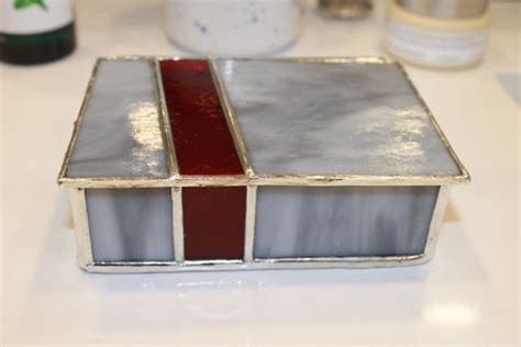 How To Make A Hinge For Stained Glass Box Glass Door Ideas