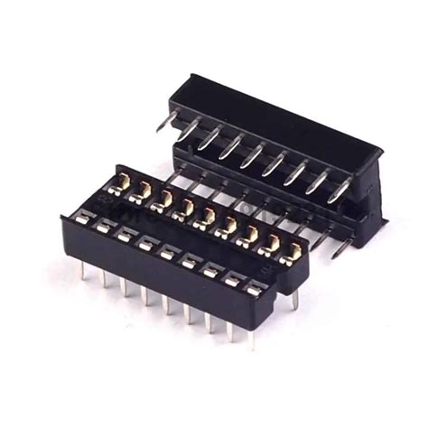 52pcs 18 Pin DIP IC Sockets Adaptor Solder Type Socket 18P In