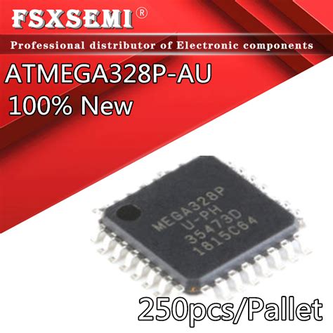 팔레트 ATMEGA P AU MEGA P U PH QFP MCU 칩 활성 구성 요소