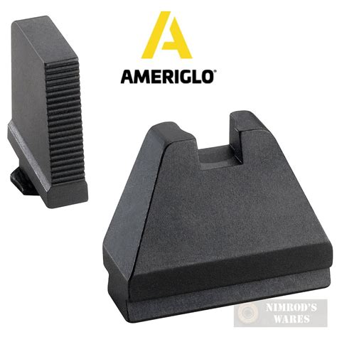 Ameriglo Glock Gen 1 5 Tall Suppressor Sights Set 9xl Black Gl 808