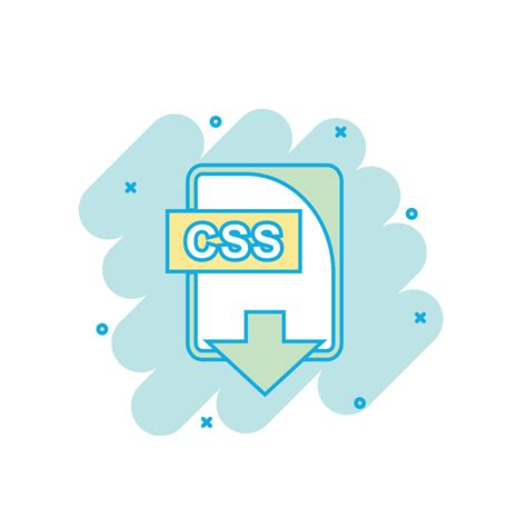 Dibujos Animados De Colores Css Archivo Icono En Cómic Estilo Css Descargar Ilustración