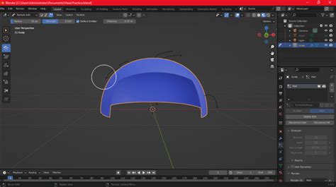 When I Edit My Hairs In Particle Edit And Then Switch Back To Object Mode To See It Does Not
