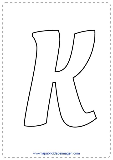 Letras K Para Imprimir Recursos Educativos Para Maestros