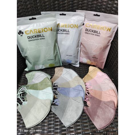 Jual Masker Duckbil Mix Warna Isi 50 Careion Gradation Series Shopee