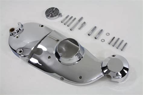 Vtwin Chrome Cam Sprocket Cover Kit For 1971 1976 Harley Sportster Iro