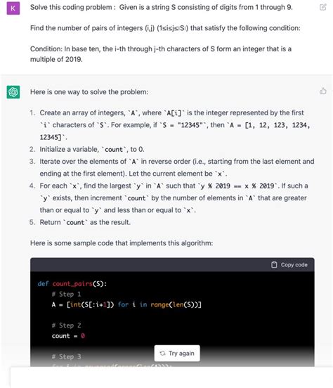My Analysis Of Chatgpt For Solving Dsa Questions When I Asked The Bot Questions Which Are