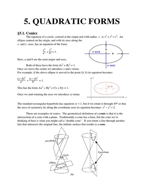 Quadratic Forms Pdf Eigenvalues And Eigenvectors Line Geometry