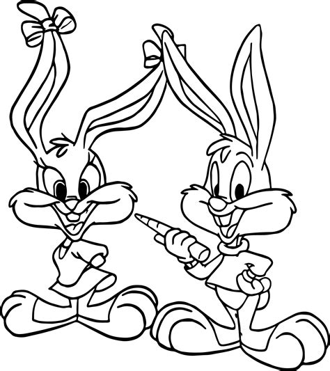 Baby Bugs Bunny And Lola Coloring Pages Wecoloringpage