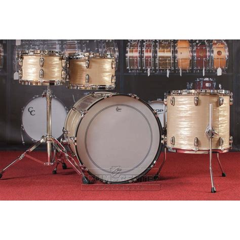 Gretsch Brooklyn 4pc Euro Drum Set Creme Oyster Dcp