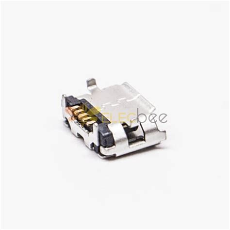 Micro Usb B Female Connector Pin Smt Type B Straight For Pcb Mount Pcs