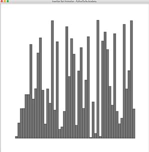 Insertion Sort Animation With Python And Turtle Source Code Included