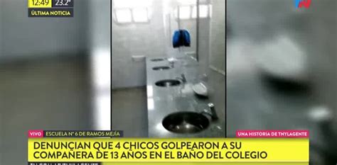 Denuncian que cuatro chicos golpearon a una alumna en el baño del colegio
