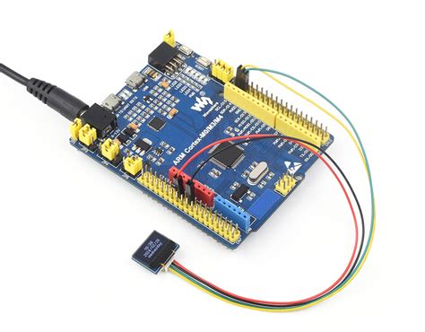 Inch OLED Display Module Resolution I C Communication Black White Display Color