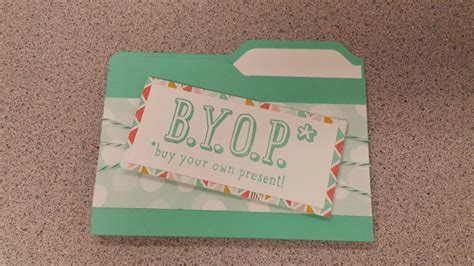 All Things Creative File Folder Card W Sliding Insert