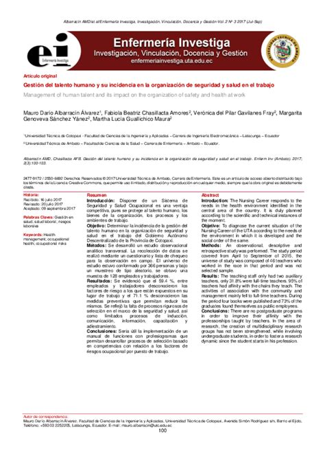 Pdf Gestion Del Talento Humano