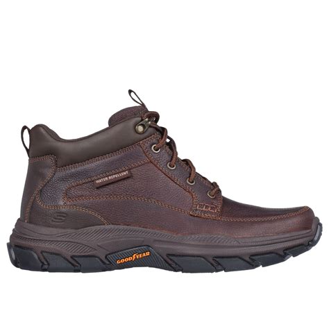 Skechers Relaxed Fit Respected Boswell Shoes Rot 204454 Rdbr