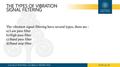 Vibration Signal Filtering Pptx Digital Audio Computer Software And Applications