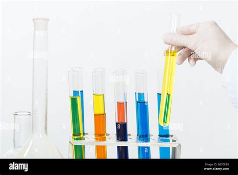 Analysis And Synthesis In Laboratory Stock Photo Alamy