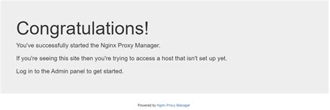 proxy does not work does r nginxproxymanager