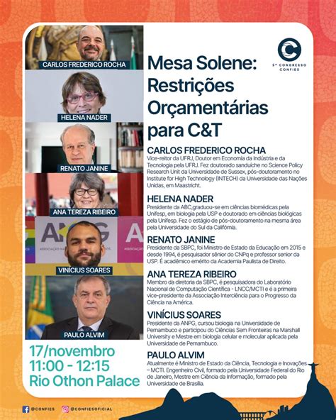 5° Congresso Do Confies Começa No Rio Com Debate Sobre Crise