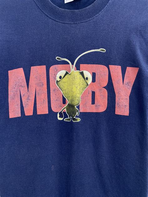Vintage Vintage 90s Dj Moby T Shirt Aphex Twin Bjork The Prodigy Y2k