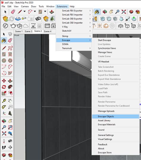 Cara Render Sketchup Menggunakan Enscape Untuk Pemula