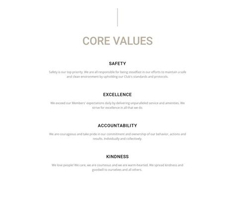 core values wix template alternative