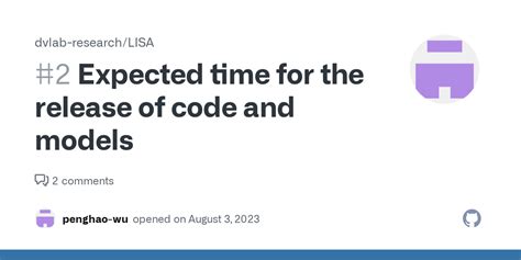 Expected Time For The Release Of Code And Models · Issue 2 · Dvlab