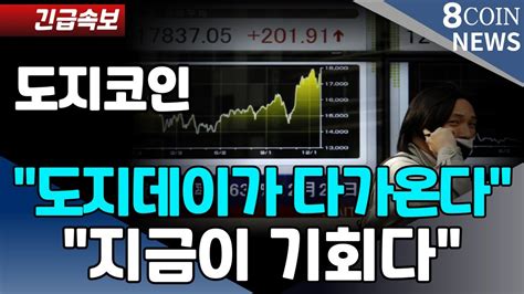 도지코인 도지데이가 다가온다 아직 늦지 않았습니다 Youtube