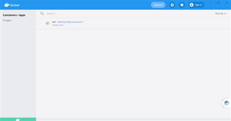 docker container id is not getting displayed stack overflow