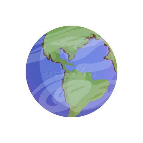 Earth Planet Collection Planets Of Solar System Stock Vector