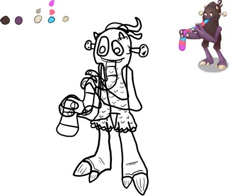 Im Starting To Draw Thwok And This Is The Outline Im Gonna Use R