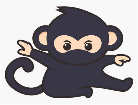 Gambar Kartun Monyet Lucu Hd Png Download Kindpng